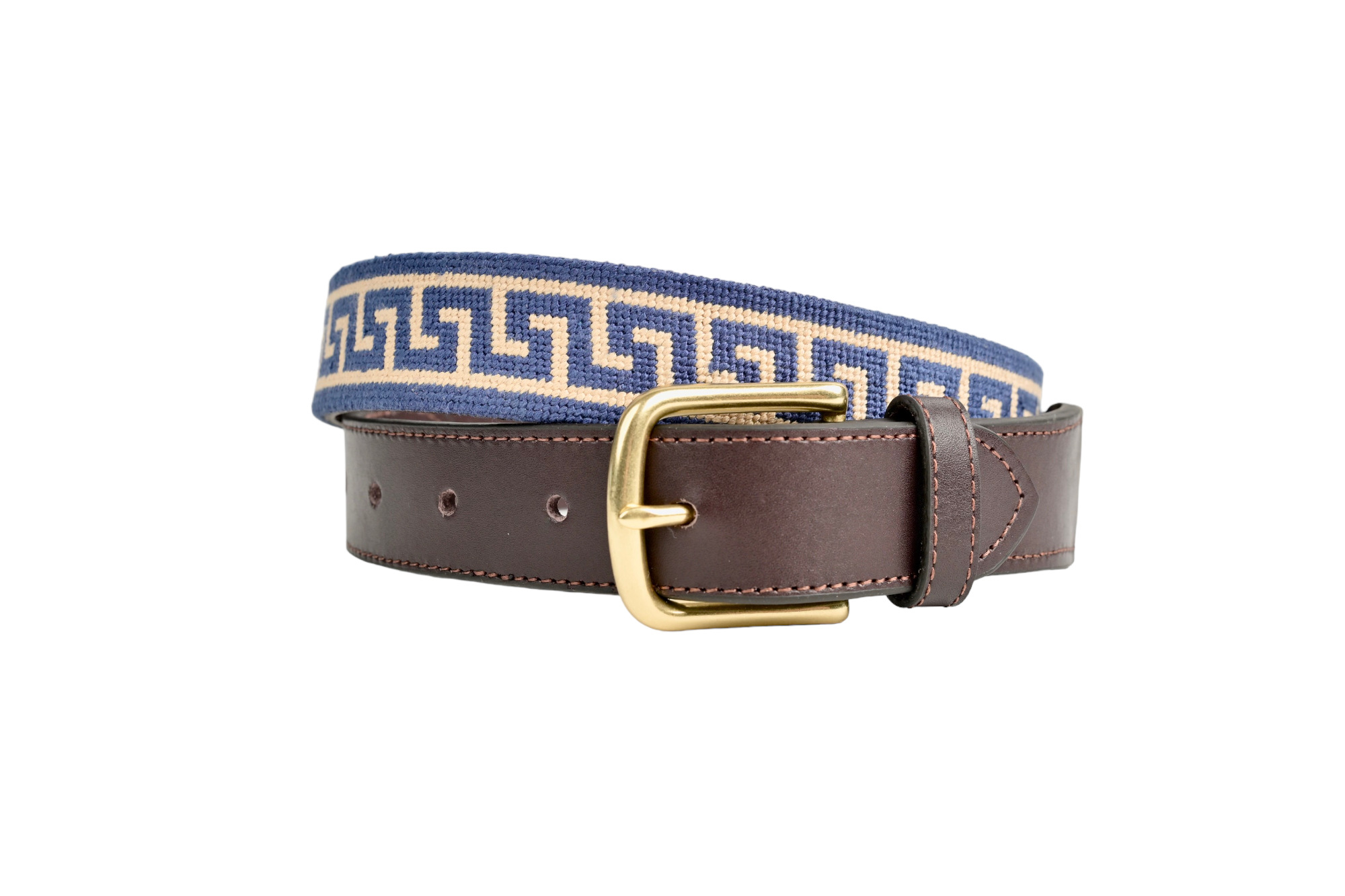 Greek Key Needlepoint Belt – needlegolf